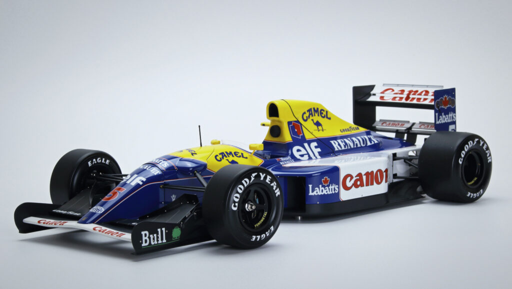 完成 Williams FW14B Tamiya+Top Studio | Kenji's Scale Model Workshop